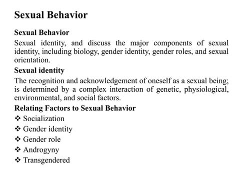 Social Influence On Sexual Behavior Pptx