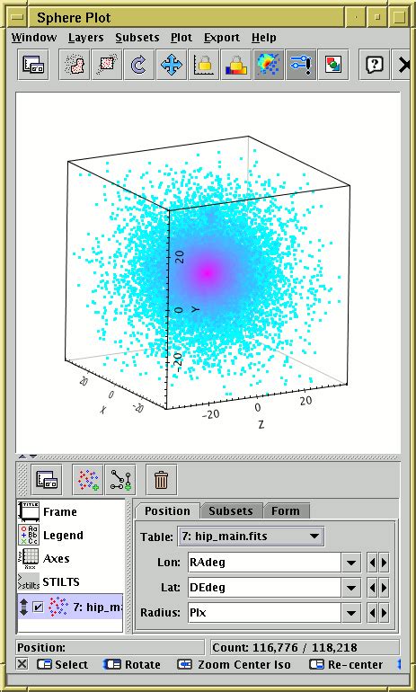 Sphere Plot Window