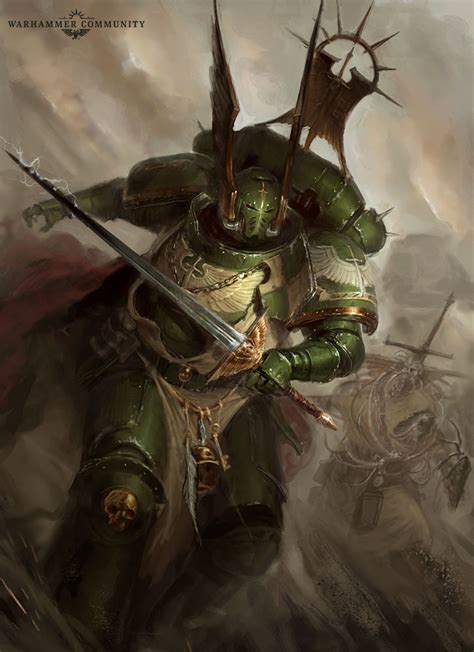 Dark Angels 40k Art