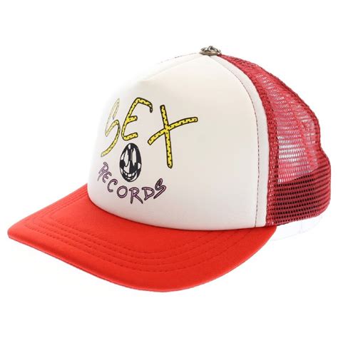 Chrome Hearts Mattty Boy Sex Record Logo Tracker Hat Gem
