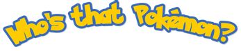 Whos That Pokemon By Gabbinetto