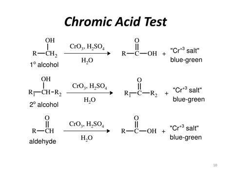 Ppt Identification Of An Unknown Oxygen Containing Compound