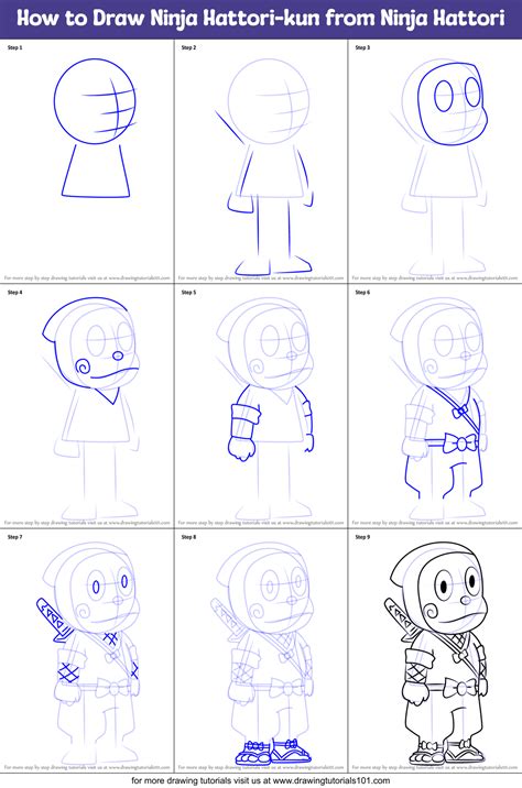 How To Draw A Ninja Step By Step