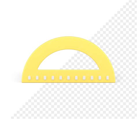 Premium Psd Protractor Measuring Ruler Engineering School Geometric