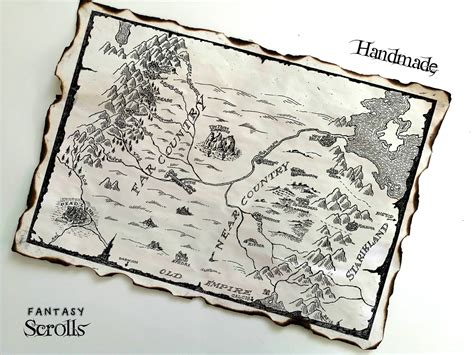 Red Country Map The First Law Map Of Far Country And Near Etsy