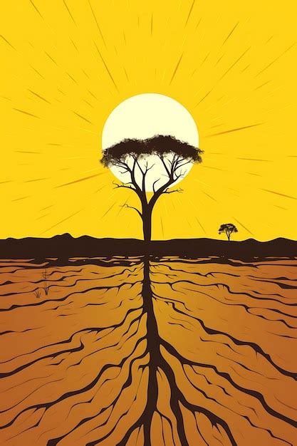 Premium Ai Image World Day To Combat Desertification Land Degradation