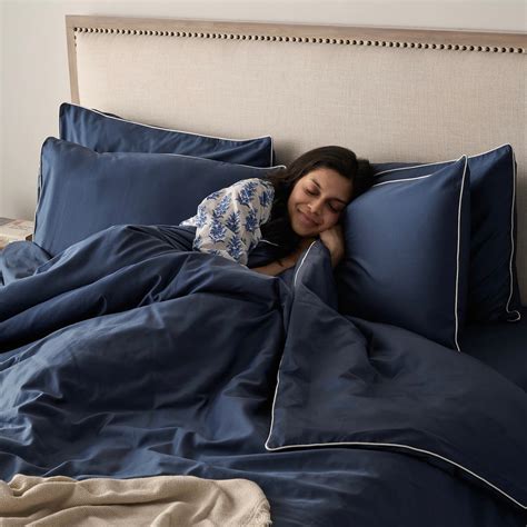 Piping Luxe Duvet Cover 100 Cotton Kansso