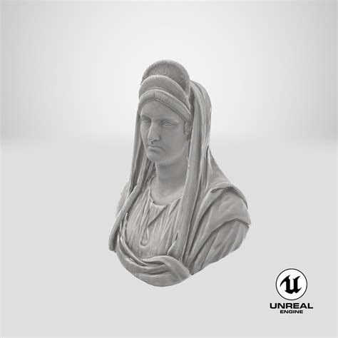 Salonia Matidia 흉상 3d 모델 39 Max Fbx Obj C4d Unitypackage Upk