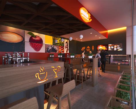 Enda Accra Mall Interior Design 3d Visualization Behance
