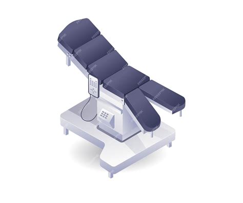 Premium Vector Medical Tools Surgical Patient Table Flat Isometric Illustration