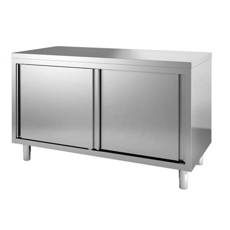 Combisteel 600 Worktable Sliding Doors 1200 — Chillcooler