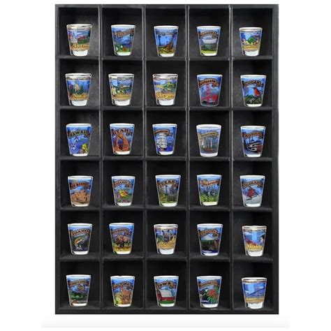 Shot Glass Storage Boxes Etsy