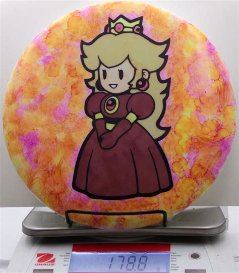 Gold Line Compass Peach • Marshall Street Disc Golf