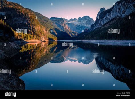 Spectacular View Of The Gosaukamm Mountain Range And The Dachstein