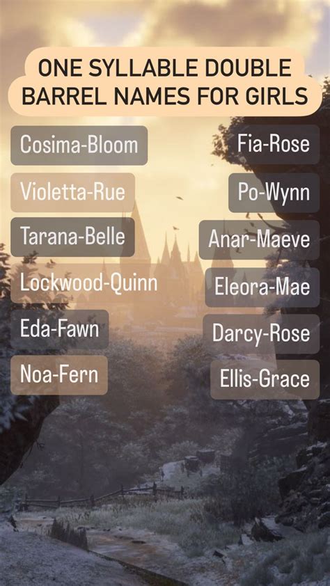 Double Barrel Girl Names Artofit
