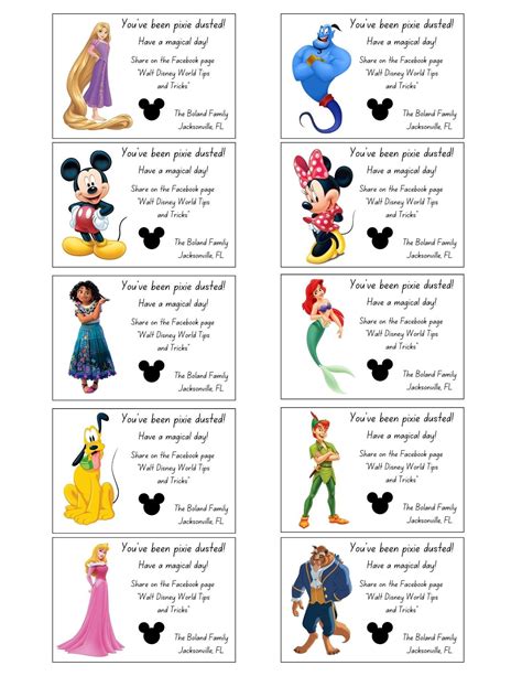 Pixie Dust Tags Free Printable Printable Templates