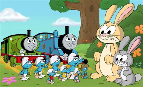 Ttte Smurfs Easter Egg Hunt By Diesel10joseph567 On Deviantart