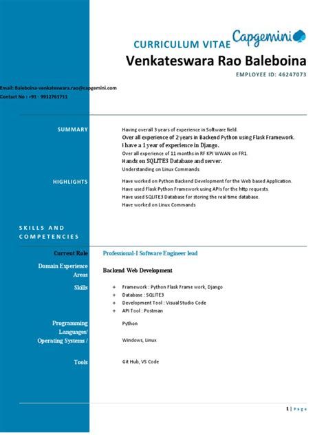 Venkateswara Rao Updated Cg Pdf Databases Python Programming Language