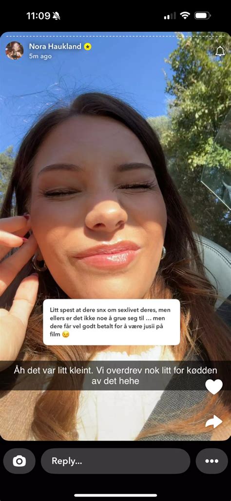 Sophie Elise Isachsen Og Nora Haukland Avslører Trekant Sex