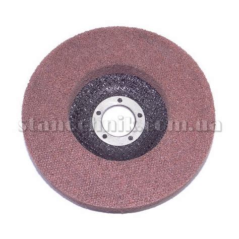 Круг скотч брайт пресований УШМ 125х13х22 мм T27 Coarse Md АБРАМАТ Id1851135887 ціна 551
