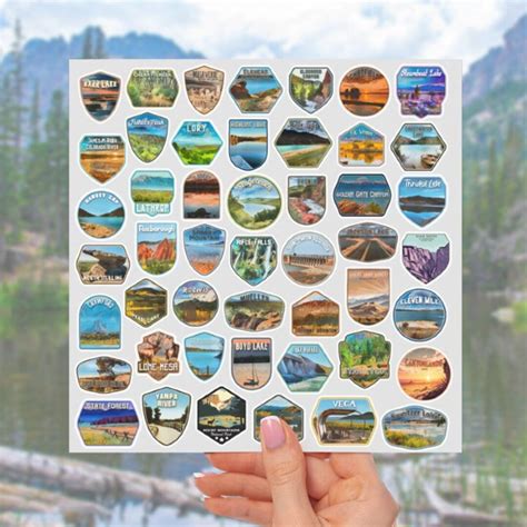 Colorado State Parks Sticker Sheet Water Resistant Vinyl Checklist
