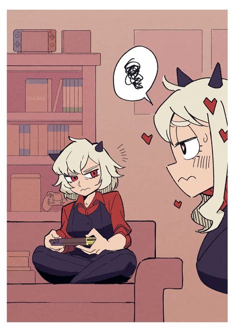 I Drew Modeus In Chibi Version Qwq Enjoy~ Rhelltaker