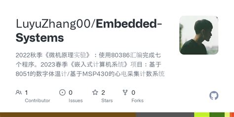 Github Luyuzhang00embedded Systems 2022秋季《微机原理实验》：使用80386汇编完成七个程序