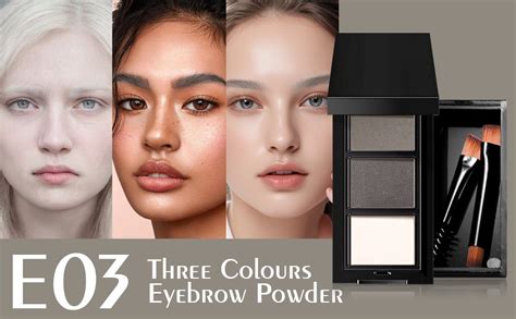 Taupe Grey Eye Brow Powder For Women Matte Gray Black