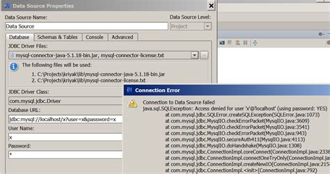 Java Mysql Doesnt Want To Give Access To Jdbc What Can I Do