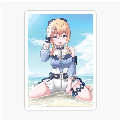 Genshin Impact Traveler Lumine Sticker For Sale By Jerrieart Redbubble