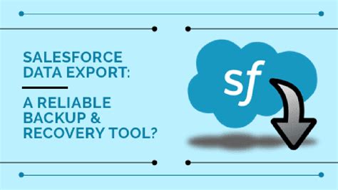 Salesforce Data Export A Reliable Backup Option Spanning