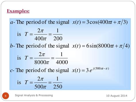 ppt signal analysis and processing basic continuous time signals