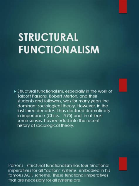 Structional Functionalism Download Free Pdf System Society