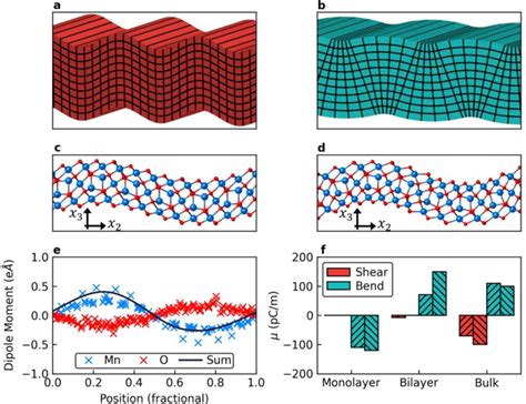 A And B Shows A Visualization Of The Shear Wave And Bending Modes Download Scientific