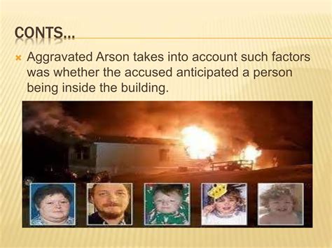 Intoduction And Brief Analysis Of Arson Pptx