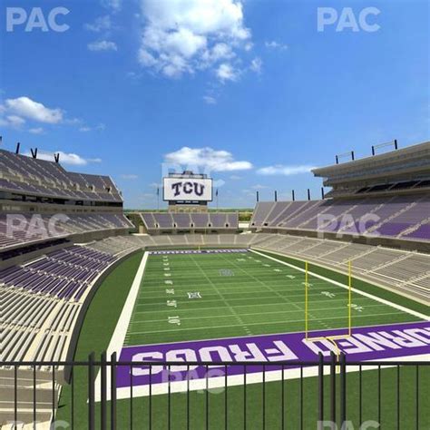 Amon G Carter Stadium Section South End Zone Suite 6 Seat View