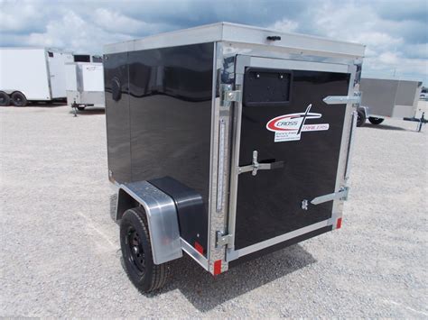 4x6 Cargo Trailer For Sale New Cross Trailers 4x6 Enclosed Cargo Box Trailer Trailersusa