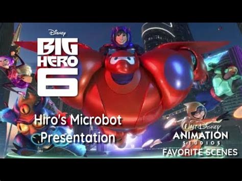 Big Hero 6 2014 Hiros Microbot Presentation Youtube