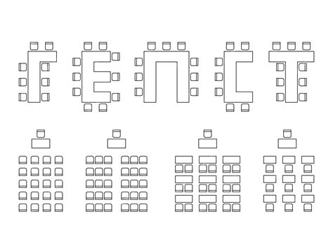 Premium Vector Plan Arranging Seats With Place Classroom Lecture
