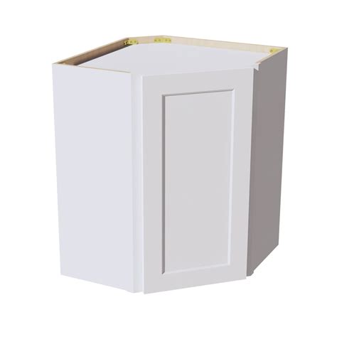24w × 30h Diagonal Corner Wall Cabinet 1 Door 2 Shelves Rta Kitchen