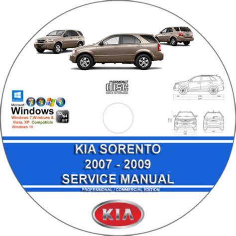 Kia Sorento 2007 2008 2009 Factory Service Repair Manual Manuals For You