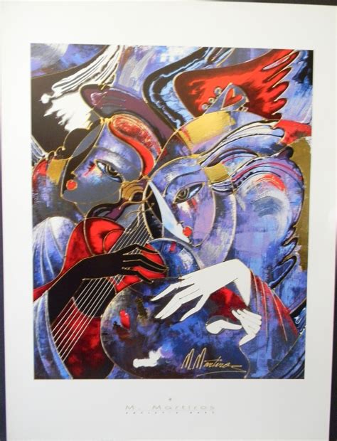 Artists Duet By Martiros Manoukian Armenian Poster Print On Heavy