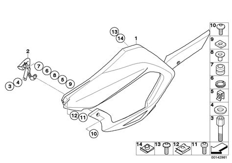 Bmw R1200rt Bracket Right Mounting 46637682932 Cross Country Cycle