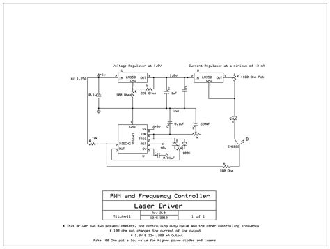 Pwm And Frequency Controller For Lasers And Diodes 3 Steps With