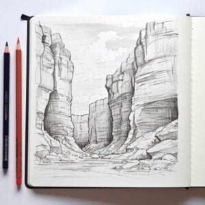 25 Landscape Drawing Ideas Inspiration For Your Next Masterpiece