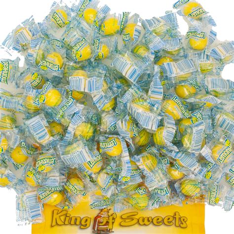 Lemonheads 3 Pounds Bag Individually Wrapped Hard Lemon Candy Hard Sour Candy