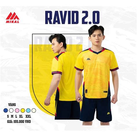 Quần Áo Bóng Đá Không Logo Mikal Ravid 20 Xanh Bích Tsportvn