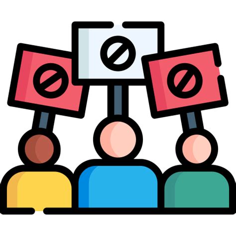 Protest Free People Icons