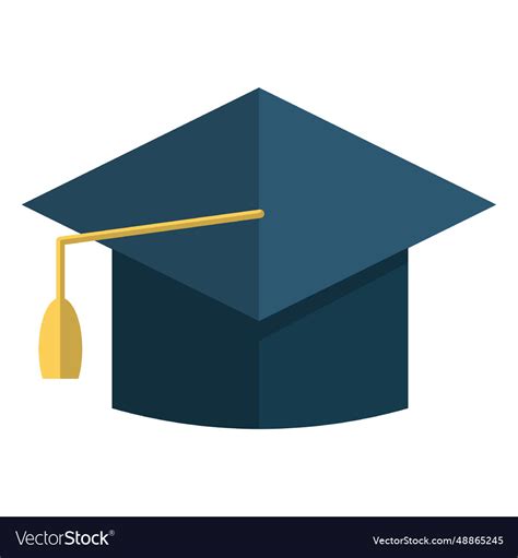 Graduation Hat School Royalty Free Vector Image