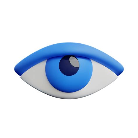 Eye 3d Rendering Icon Illustration 28209863 Png
